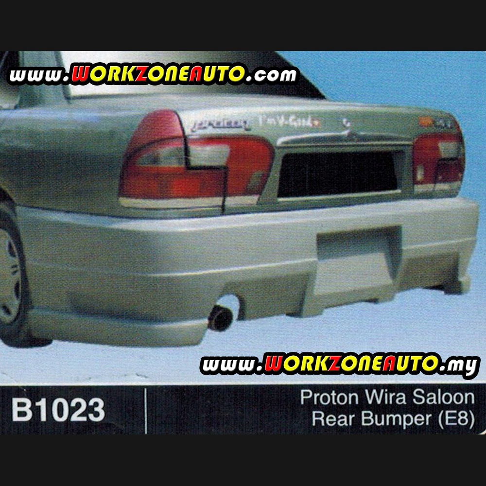 B1023 Proton Wira Saloon Fiber Rear Bumper (E8) | Shopee Malaysia