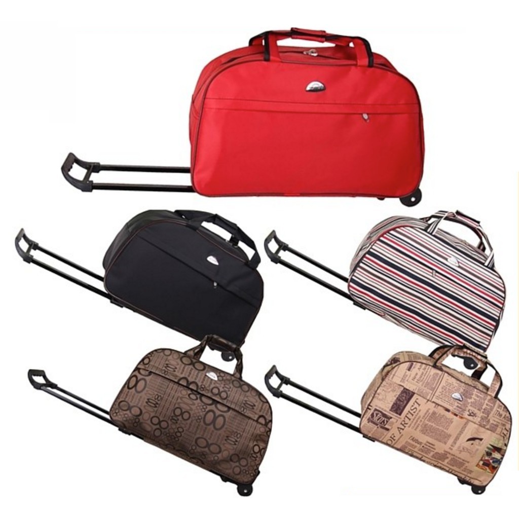 Large Travel Luggage Trolley Duffel Bag / Beg Roda | Shopee Malaysia