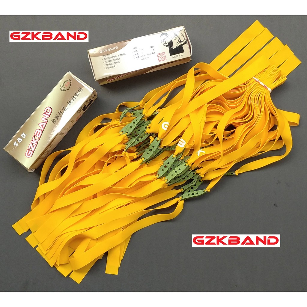 [Malaysia Stock] Getah Ketapel By GZK High Quality GZK Flat Rubber Band ...
