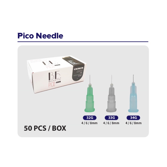 [PICO NEEDLE] 32G / 33G / 34G - 4mm / 6mm / 8mm 1BOX 50pcs 100% Authentic Made in KOREA Original ...