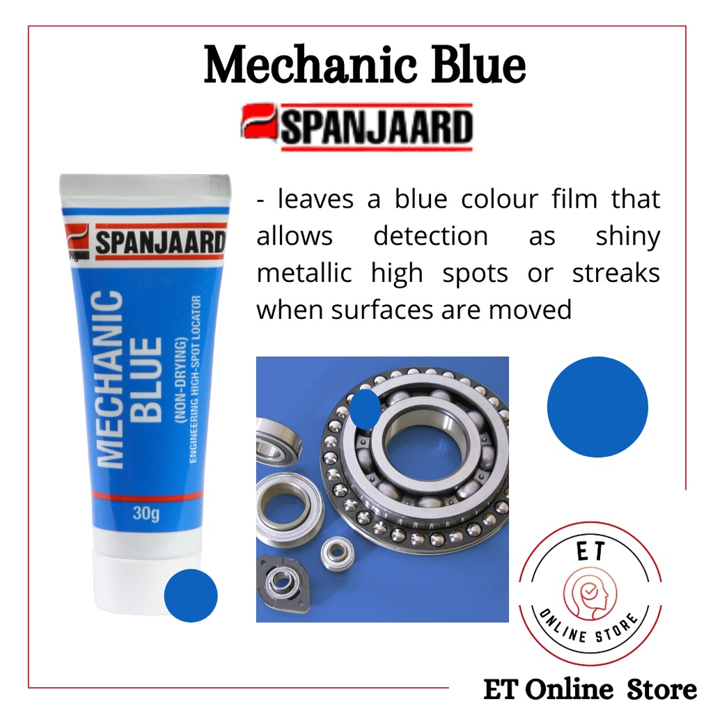 Mechanic Blue, Marking Blue colour, Brand Spanjaard | Shopee Malaysia