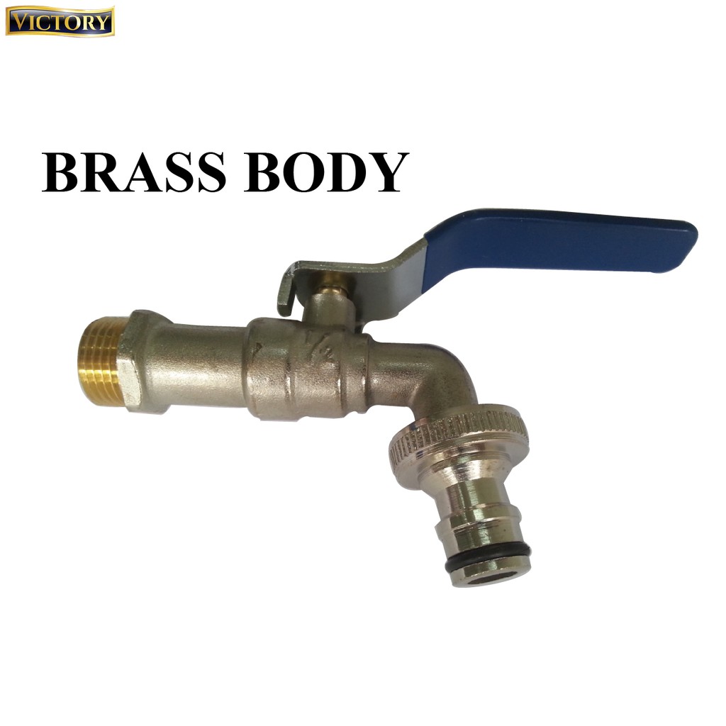 Garden Tap/1/2" Brass Garden Wall Bib Tap And 304 Stainless Steel ...