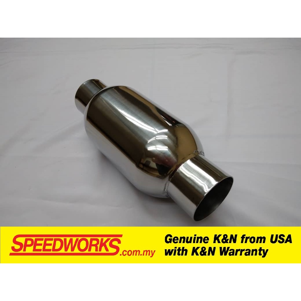 Hot Bits Performance Stainless Steel Car Exhaust Bullet Resonator 2.5 X ...