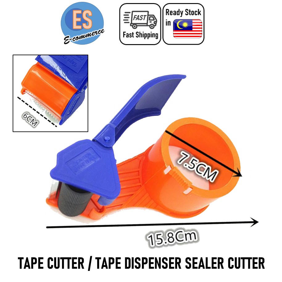 Tape Dispenser Sealer Cutter 2 inch 2” OPP POPP Tape Carton Packing ...