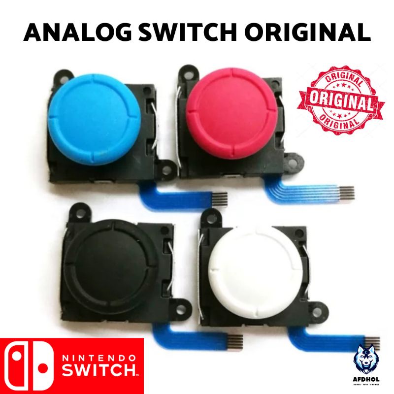 Joycon JOY CON NINTENDO SWITCH OLED V2 V1 LITE ORIGINAL JOYSTICK STICK TOMBOL PRO CONTROLLER ...