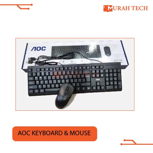 Original AOC KM160 Wired Keyboard + Mouse Combo Set, Office Computer ...