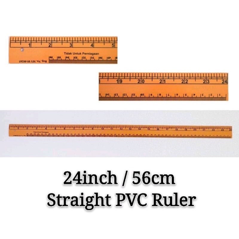 PVC Tailor Ruler/Tailoring DIY Accessories/Barang Jahitan/Pembaris ...