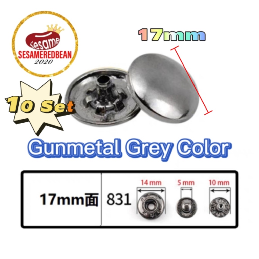 Alat Pasang Butang Besi 831 15/17mm Metal Snap Button Plier Hand Tool ...