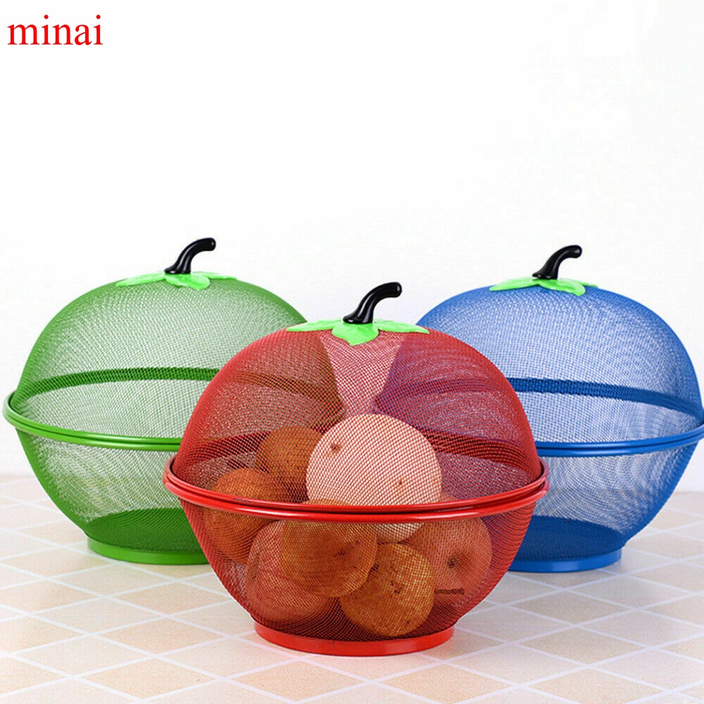 MINAI Fruit Basket Basket Keep Flies Insects Out Kitchen wash rice Mesh ...