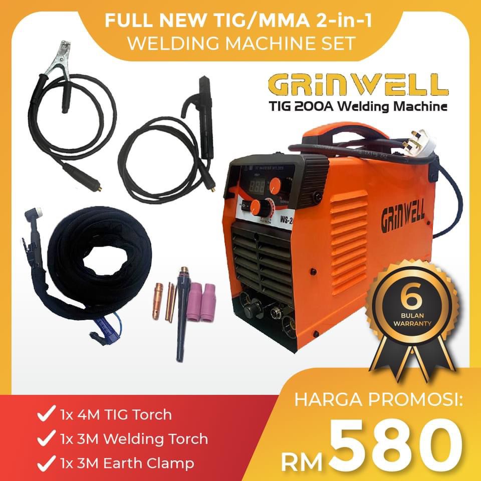 🔥Hot sale 🔥 TIG/MMA 200A WELDING MACHINE SET | Shopee Malaysia