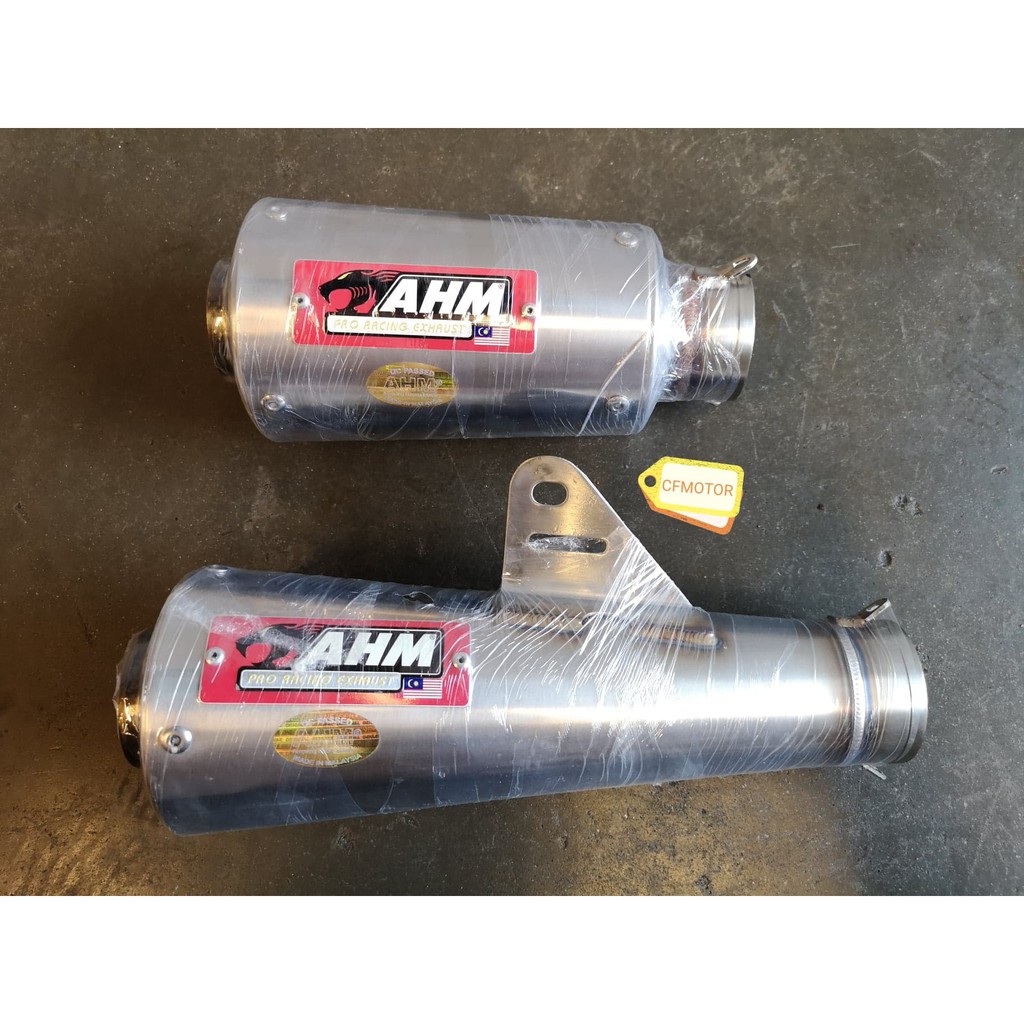 AHM MUFFLER BOX (STAINLESS STEEL) 52mm - GP1 / GP3 | Shopee Malaysia