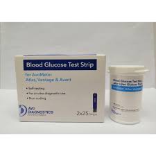 Blood GLUCOSE TEST STRIP FOR AVOMETER ATLAS,VANTAGE & AVANT 2 x 25 ...