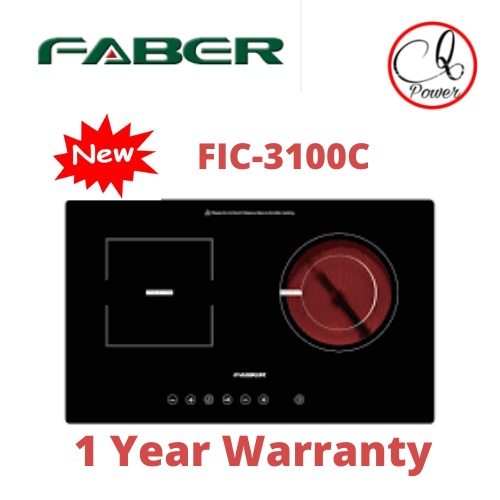 Faber Italia 2 in 1 Built-In Ceramic (1800W) & Induction Cooker ...