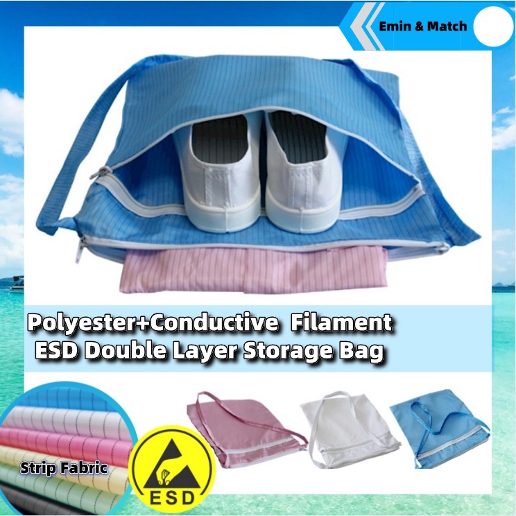 [M.Stock] ESD Anti-static Dust-free Clean Room Special ESD Clothing ...