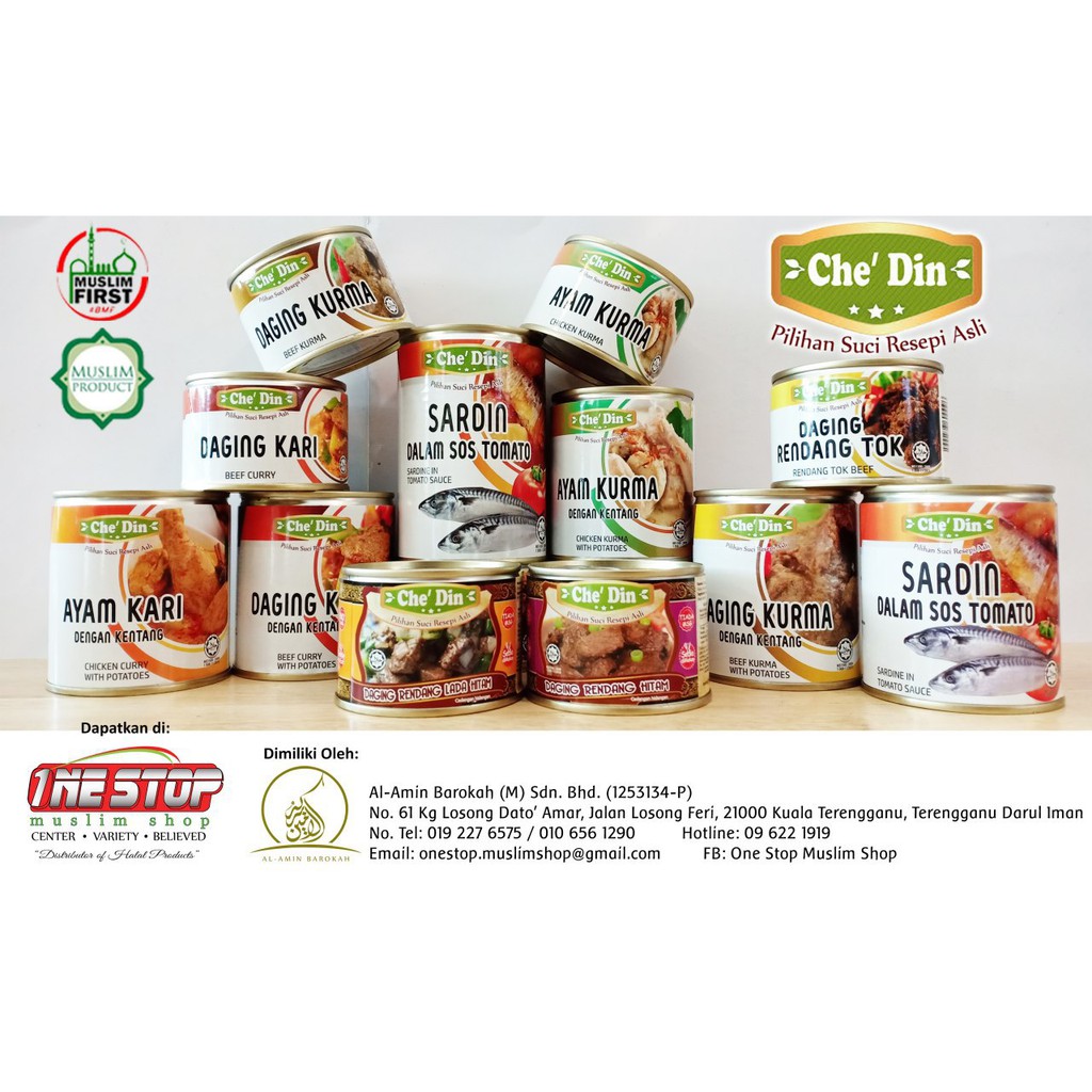CHE DIN (Jenama Makanan dalam tin) | Shopee Malaysia
