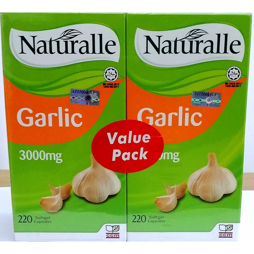 NATURALLE GARLIC 3000 mg 2X220S | Shopee Malaysia