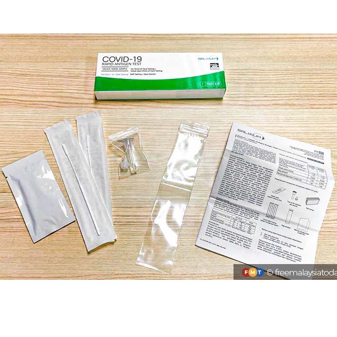 SALIXIUM RTK Test kit- Home Swab Antigen Rapid self Test Kit-READY ...
