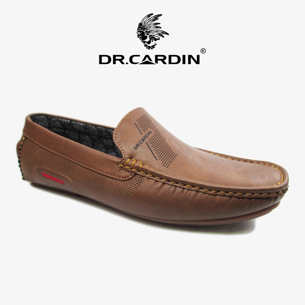 Dr Cardin Men Faux Leather Slip-On Moccasin Shoe BEK-60055 | Shopee ...
