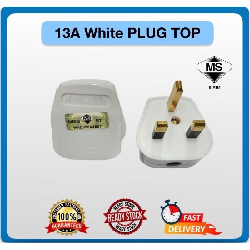 SIRIM APPROVED MK Plug Top 13A 3Pin Plug Top UK Plug Top Kepala Plug ...