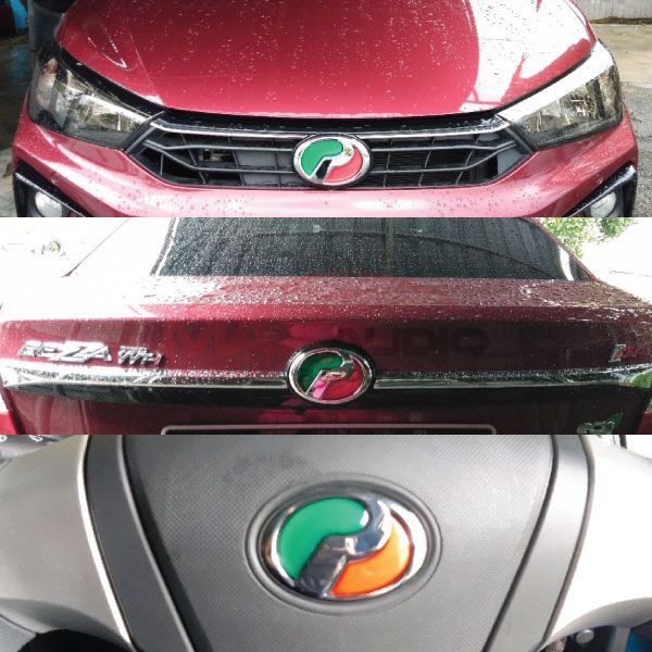 Car Emblem Sticker PERODUA MYVI ATIVA ALZA AXIA BEZZA ARUZ VIVA Front ...