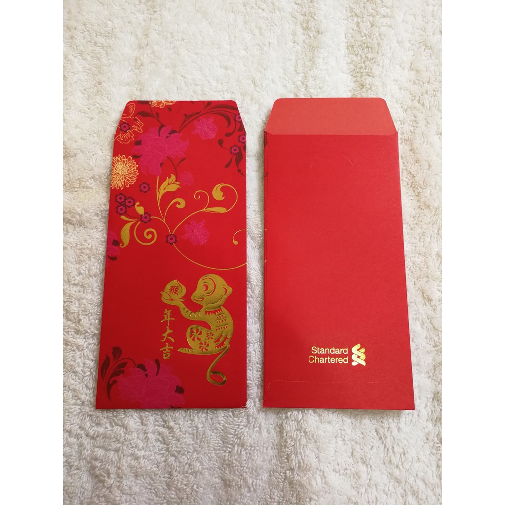 2016 Standard Chartered Bank Red Packet (1 pack-8 pcs) [AngPao / AngPow ...