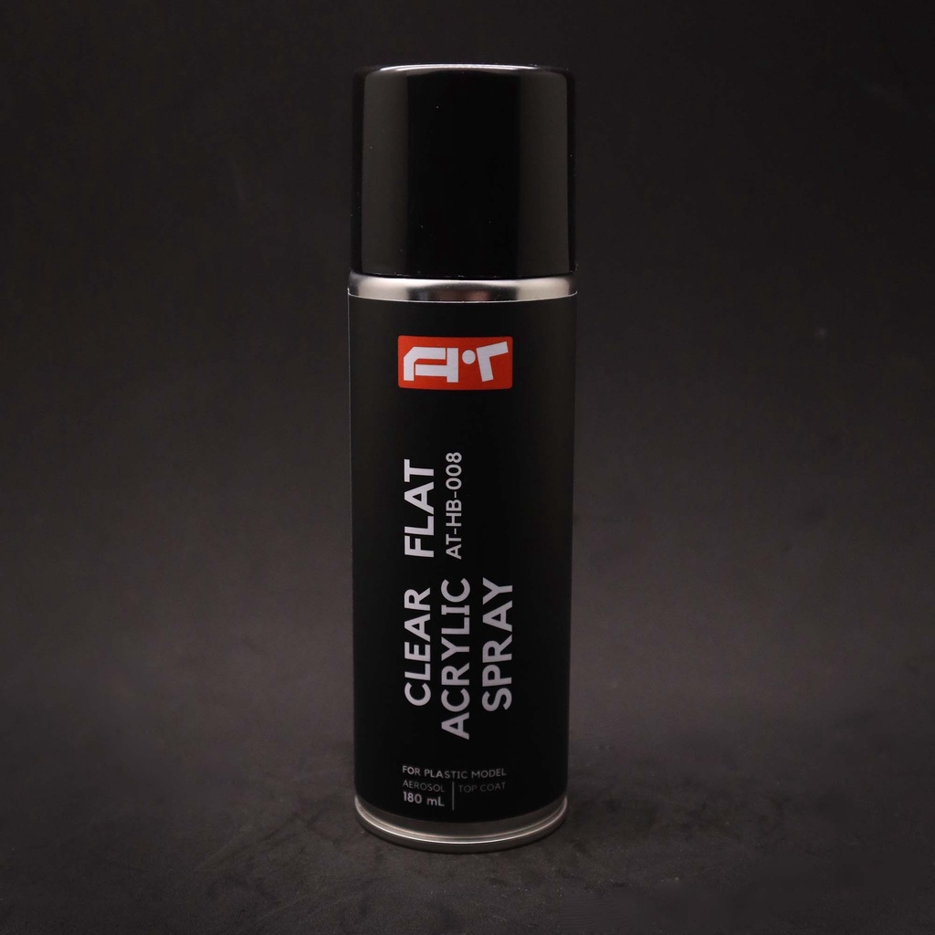 AT Color Acrylic Can Spray for plastic model ( Primer & Clear Coat ...