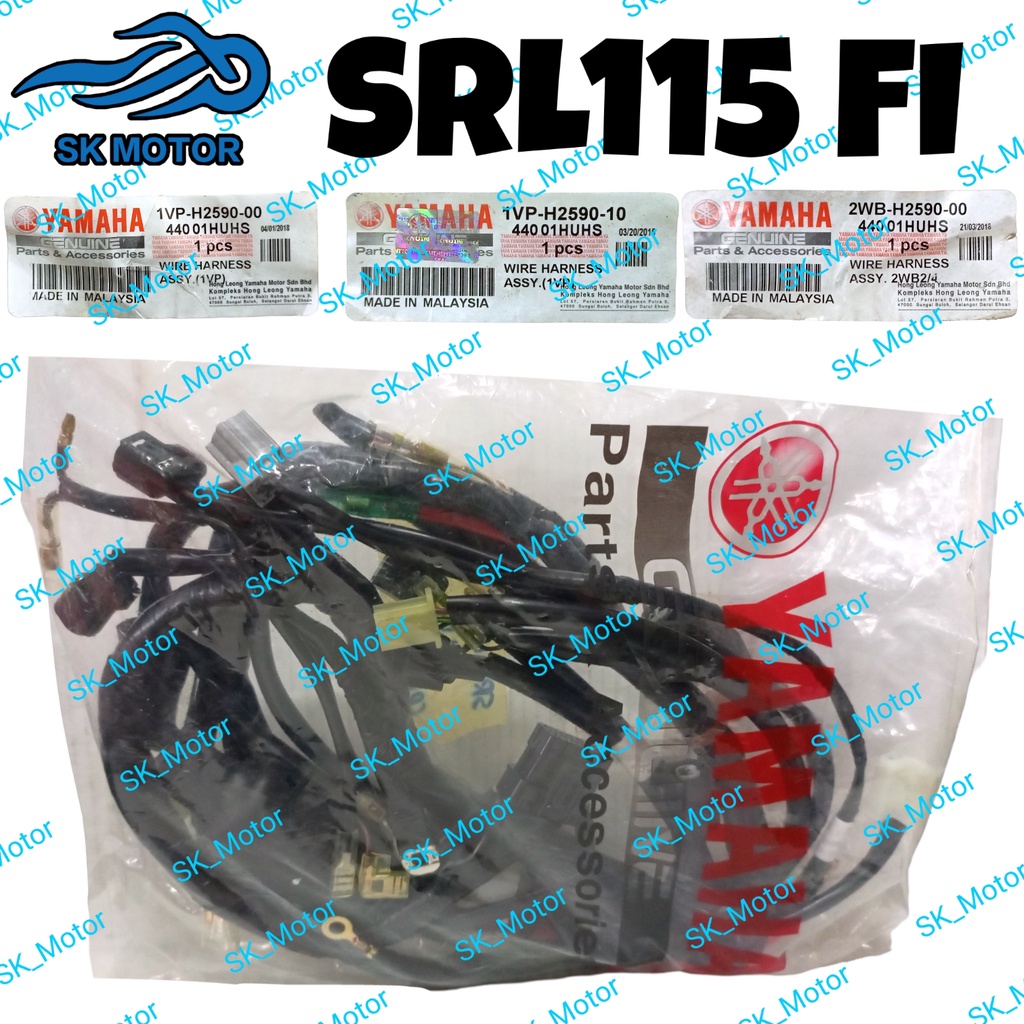 Yamaha LAGENDA 115 Fi SRL 115 Fi Original Wire Harness Assy Wiring Set ...