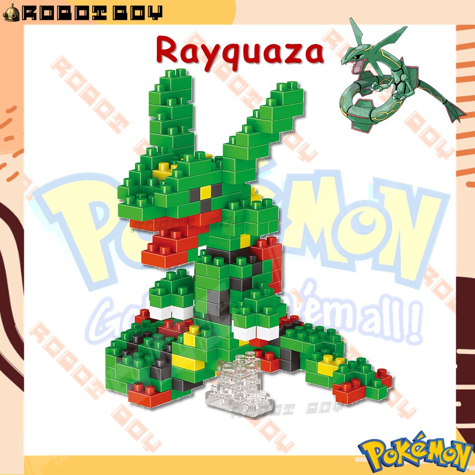 🔥Ready Stock🔥Pokemon Diamond Nano Block Building Block Toy Groudon Lugia Ho-Oh Cyndaquil Moltres ...
