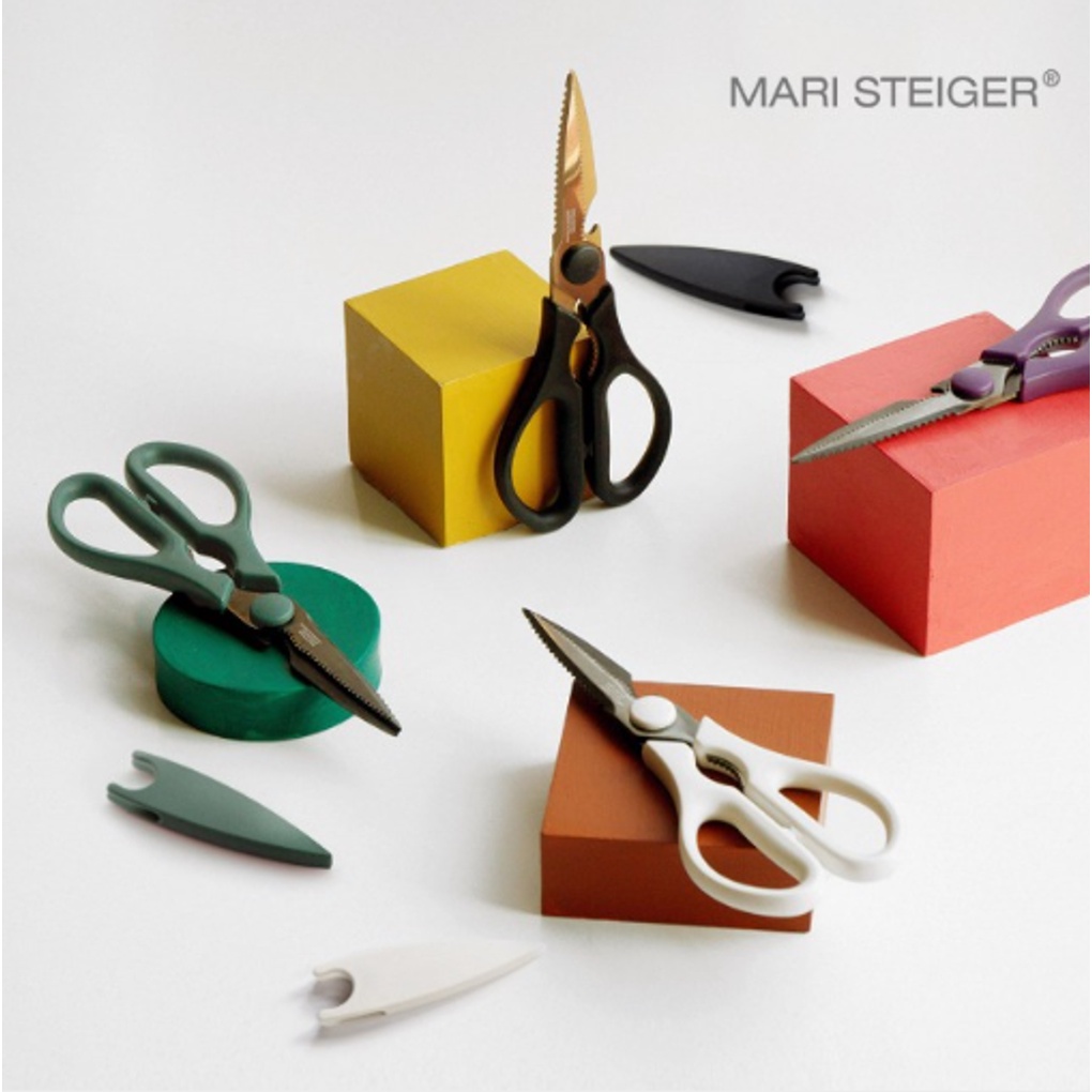 MARI STEIGER Titanium Coating Multi Purpose Detachable Kitchen Scissors Kronos 4 color ...