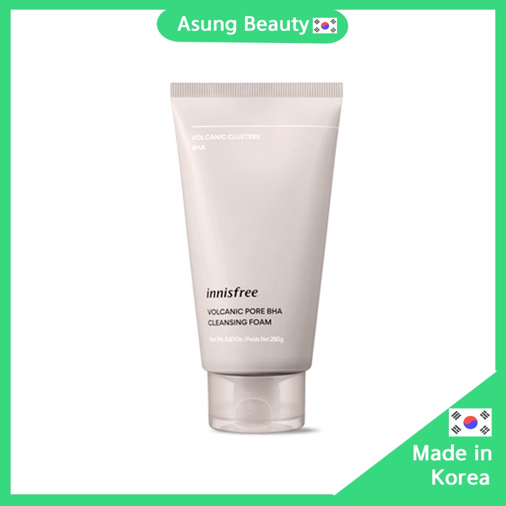 [INNISFREE] Jeju Volcanic Pore BHA Cleansing Foam 250ml | Shopee Malaysia
