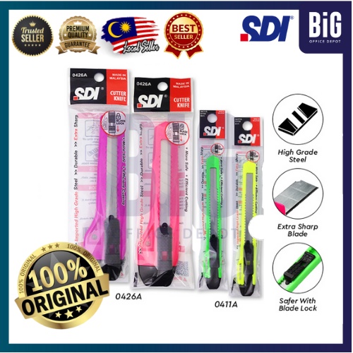 【READY STOCK | 100% ORIGINAL】SDI CUTTER KNIFE | 0411A | 0426A STUDENT ...