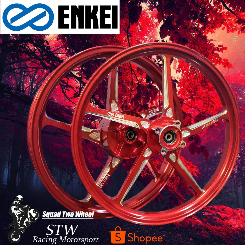 ENKEI FG511 Y15ZR Y15 Sport Rim ENKEI Rim Y15 140/160 17inch 5 Batang ...