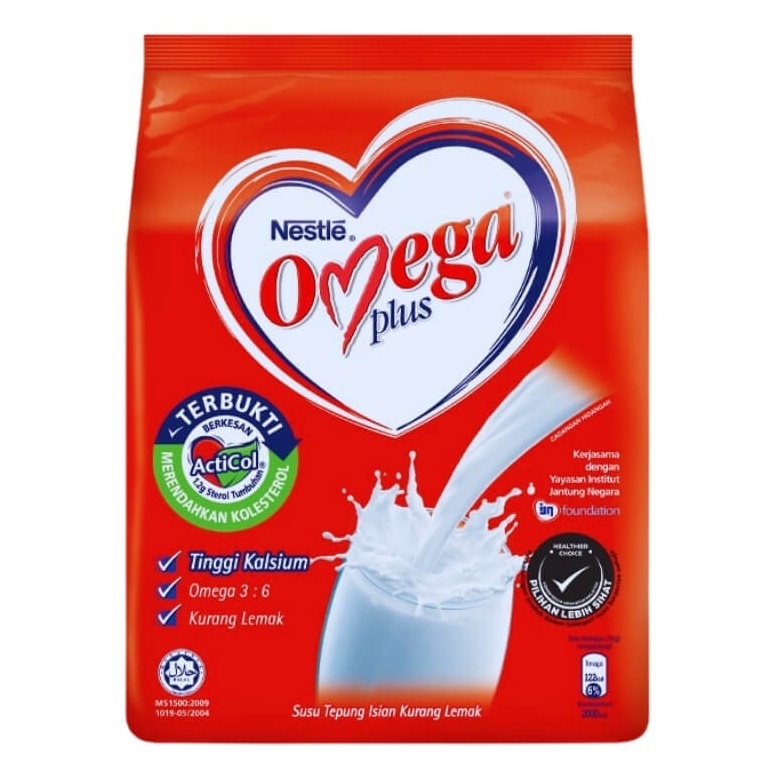 Nestle Omega Plus Milk Powder (600g/1kg/chocalate 900g） | Shopee Malaysia