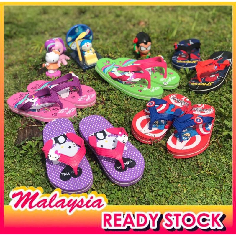 Slipper Kanak Kanak dipper rubber nonslip /sliper cartoon budak unicorn ...
