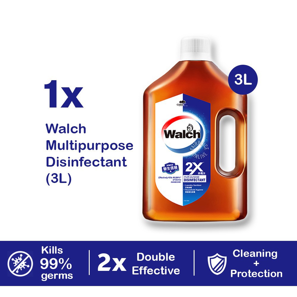 Walch Multi Purpose Concentrated Disinfectant 3L | Shopee Malaysia