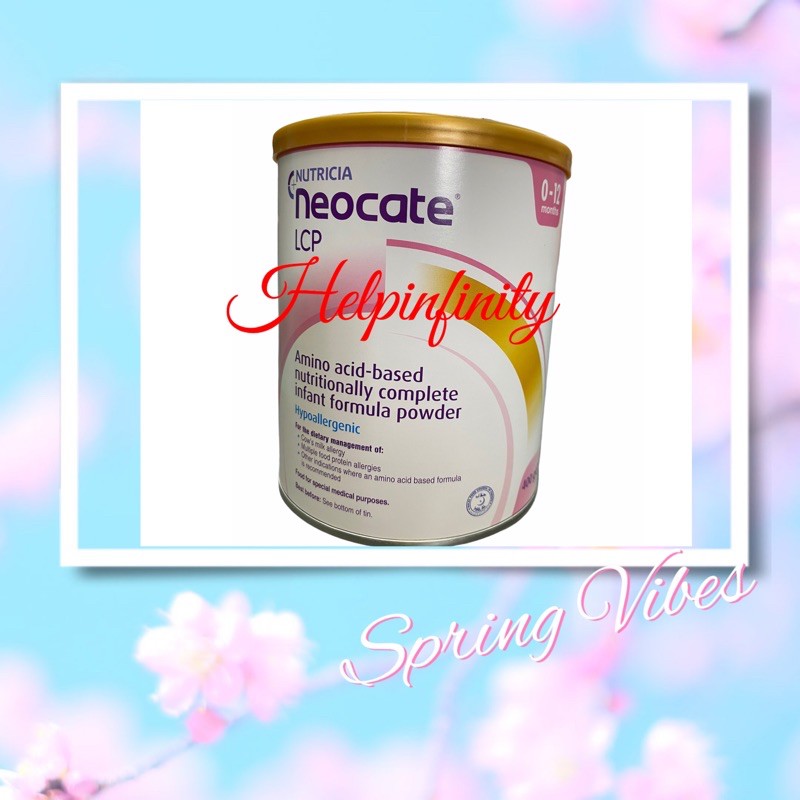 Nutricia Neocate LCP(0-12months) Amino Acid-Based Infant Formula 400g ...