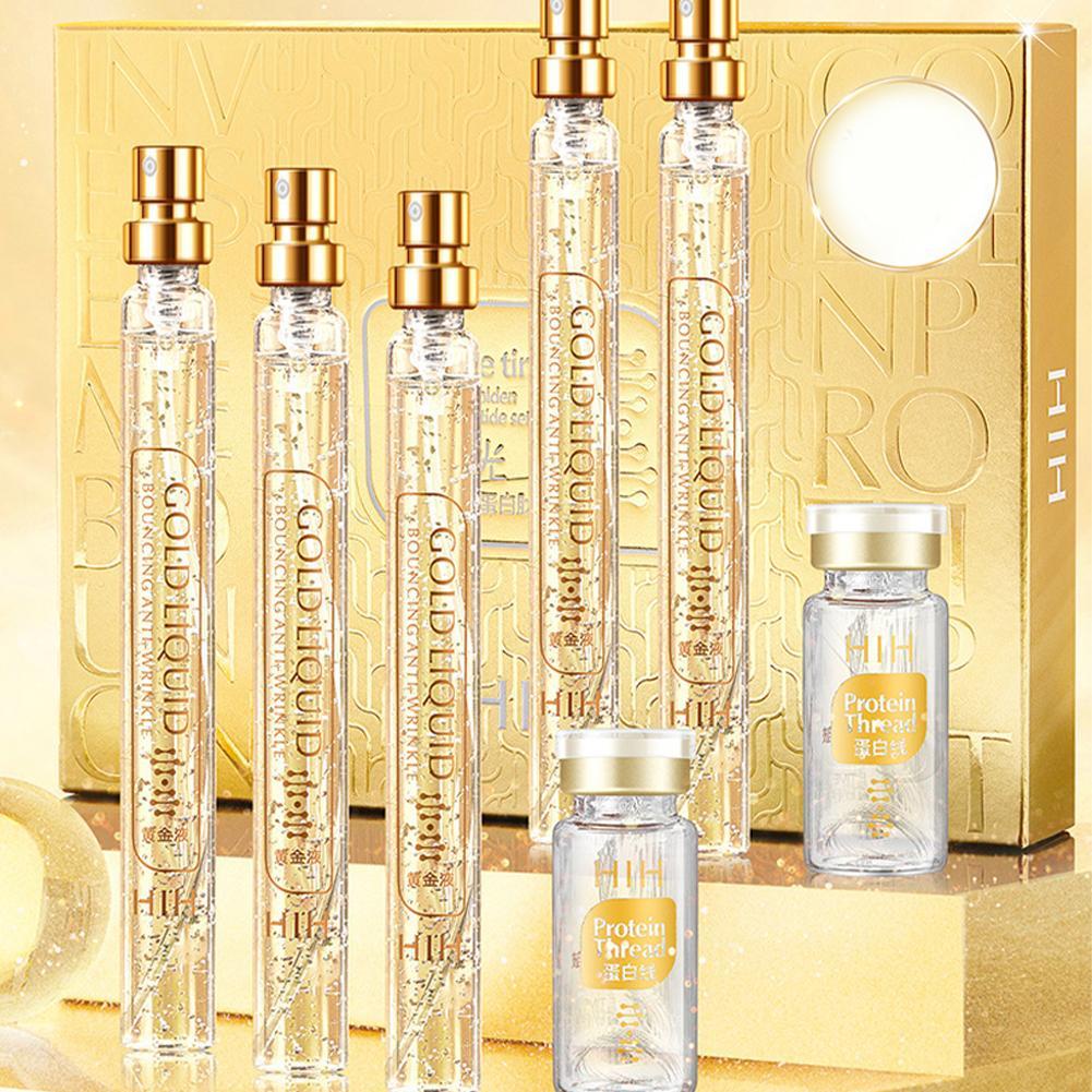 Protein Line Beauty Serum Set Emulsion Gold Protein Peptide Gold Line ...