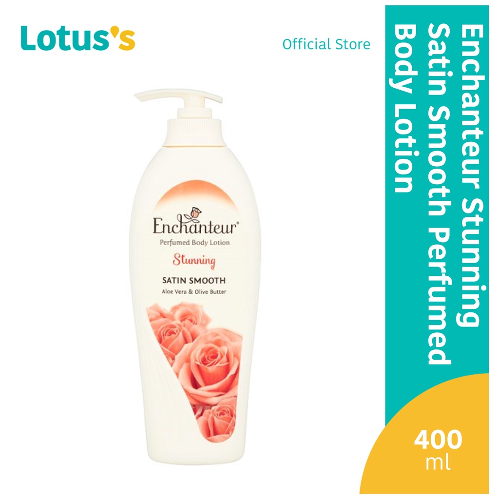 Enchanteur Stunning Satin Smooth Perfumed Body Lotion 400ml | Shopee ...