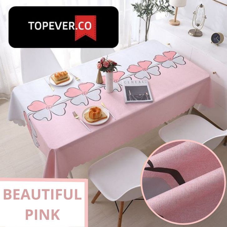 Table Cloth Alas Meja Aesthetic Decoration Alas Meja Makan 6 Kerusi ...