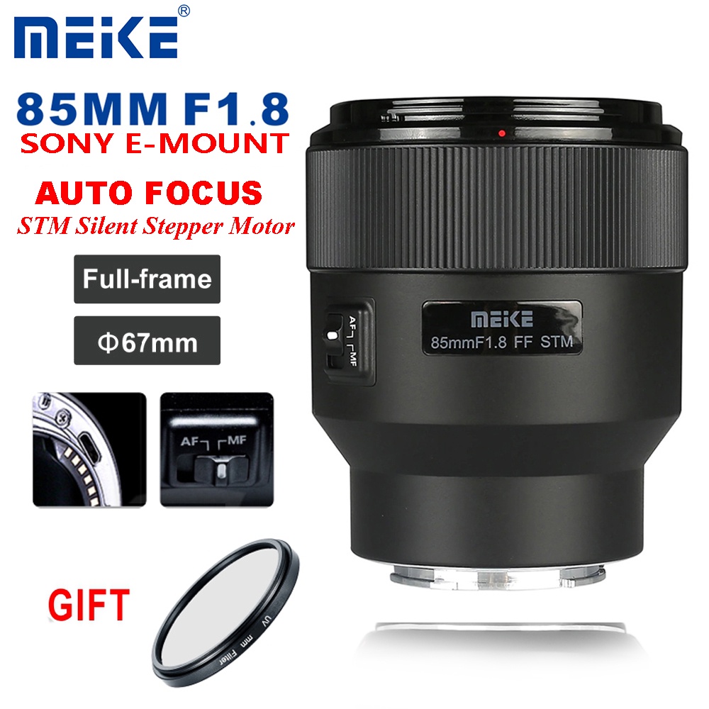 Meike 85mm F1.8 Camere Lens Auto Focus Full Frame Portrait Prime Lens ...