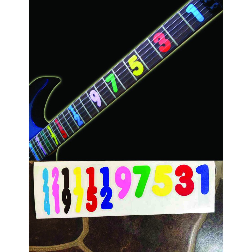 Inlay Guitar Kiesel Jason Becker Series Tribute Fingerboard Sticker ...