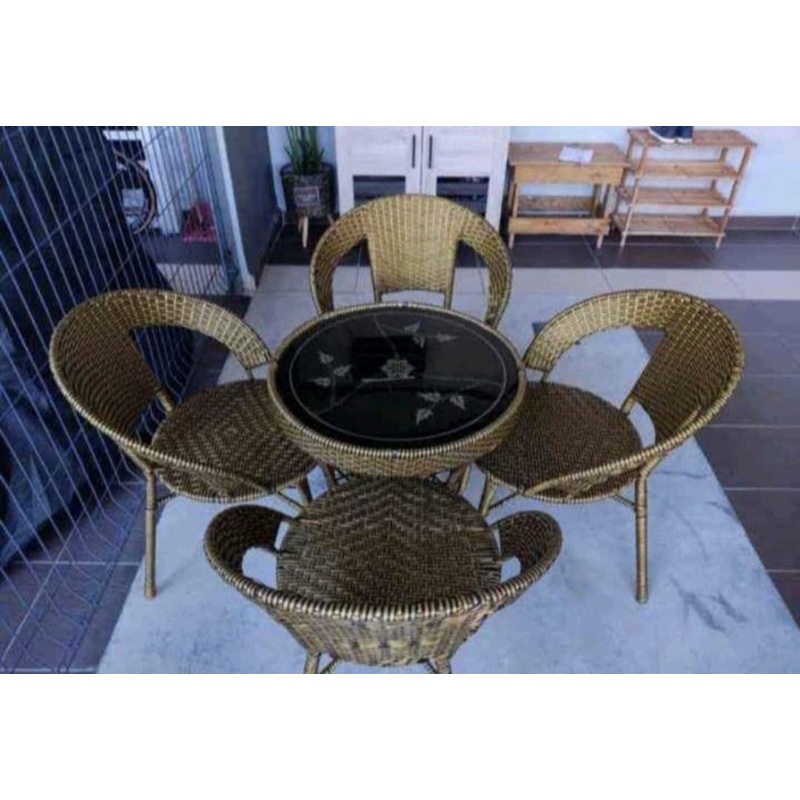 SET MEJA SANTAI 4 KERUSI DAN 1 MEJA/SET KERUSI MEJA SANTAI VIRAL /MEJA ...