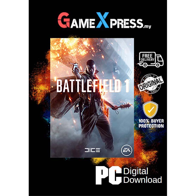 Battlefield 1 Standard Edition PC Game Origin Platform | Shopee Malaysia