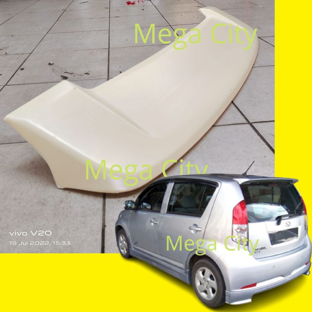 Spoiler Perodua Myvi 2005-2010 OEM M174 Rear Boot Trunk Wing Spoiler ...