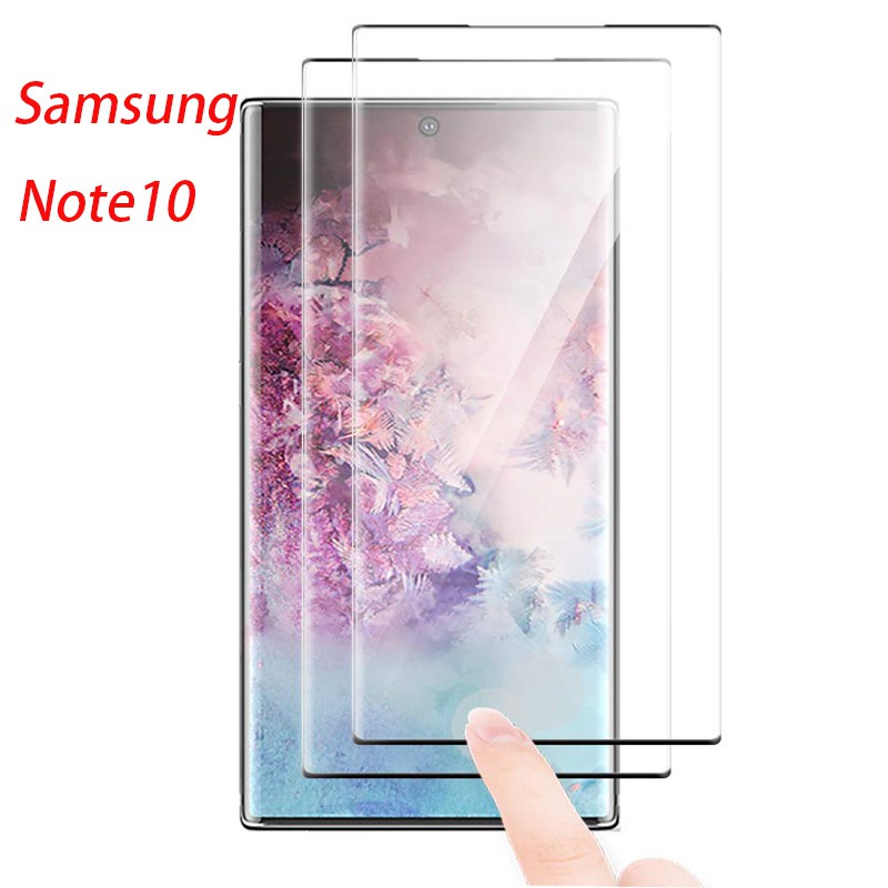 Samsung Galaxy Note 10+ Pro Note 10 Tempered Glass Full Coverage Screen ...