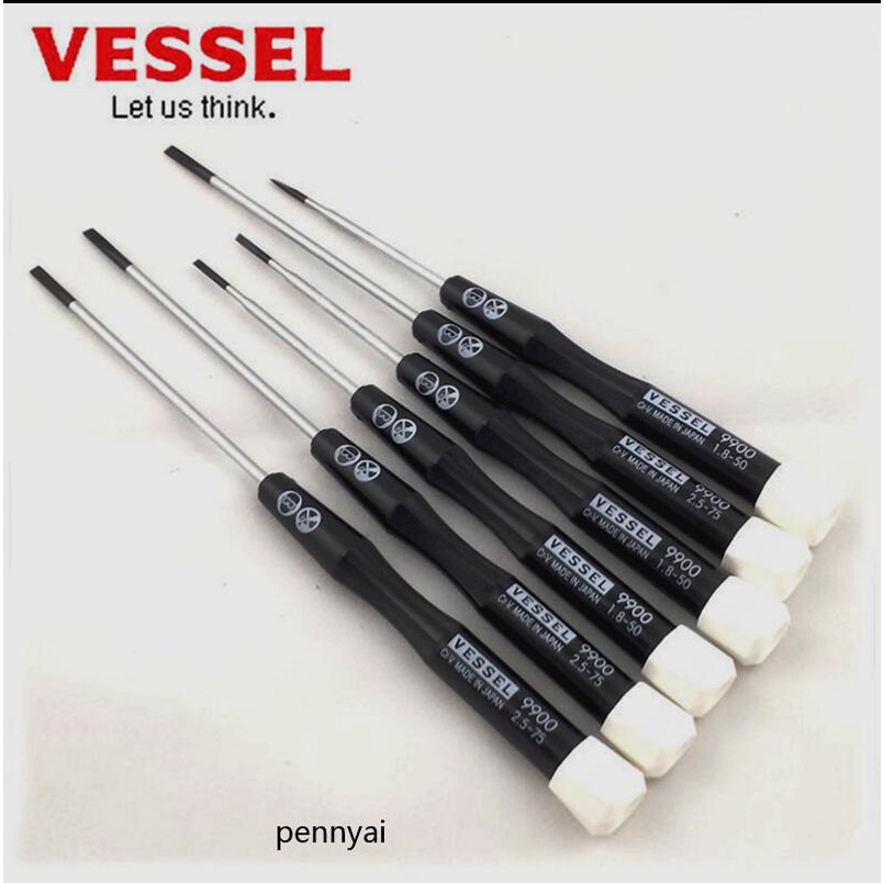 Japan Japan VESSEL VESSEL Precision Screwdriver 9900 Series Phillips ...