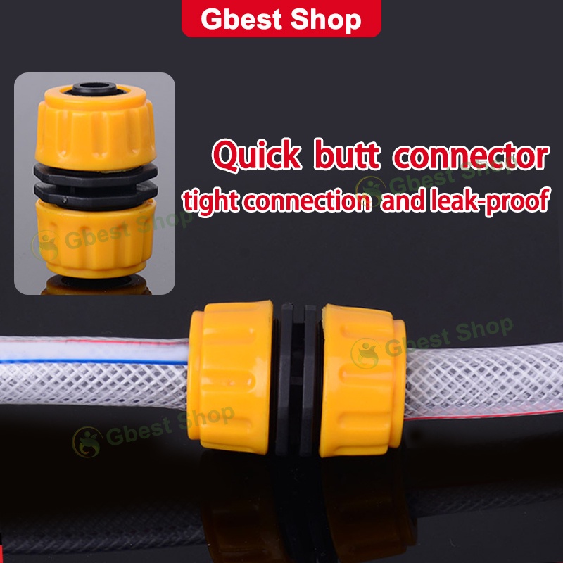 1/2" Plastic Hose Connector Adapter Garden Water Pipe Quick Adaptor ...