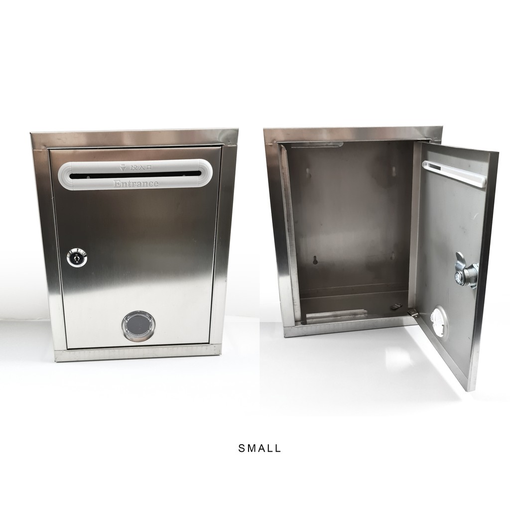 Stainless Steel Letter Besi Mail Box Pos Box LetterBox | Shopee Malaysia