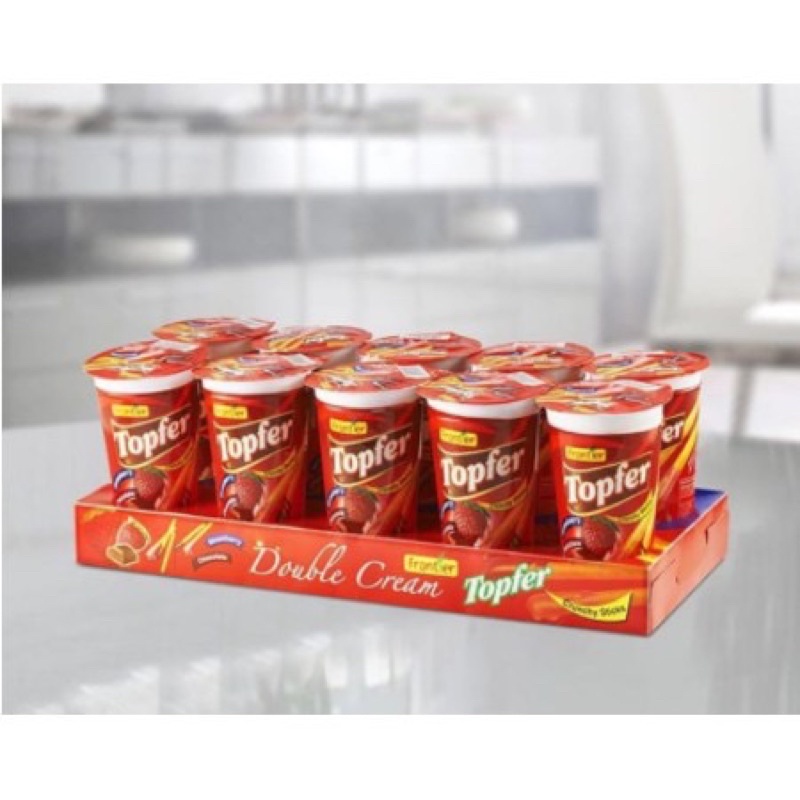 Topfer Crunchy Sticks(10cups X 40g) Chocolate/ Hazelnut Chocolate/ Milk ...