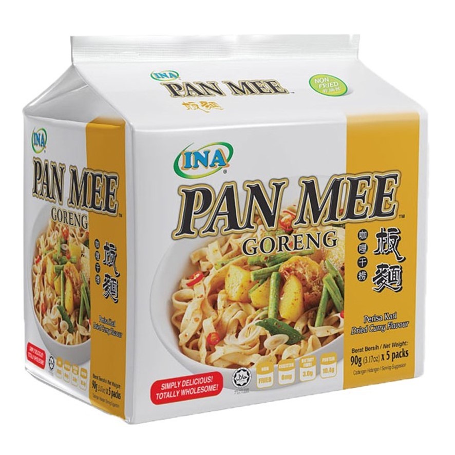 (Halal) Ina Pan Mee Segera - Ina Instant Pan Mee Noodles (5 's/Bag ...